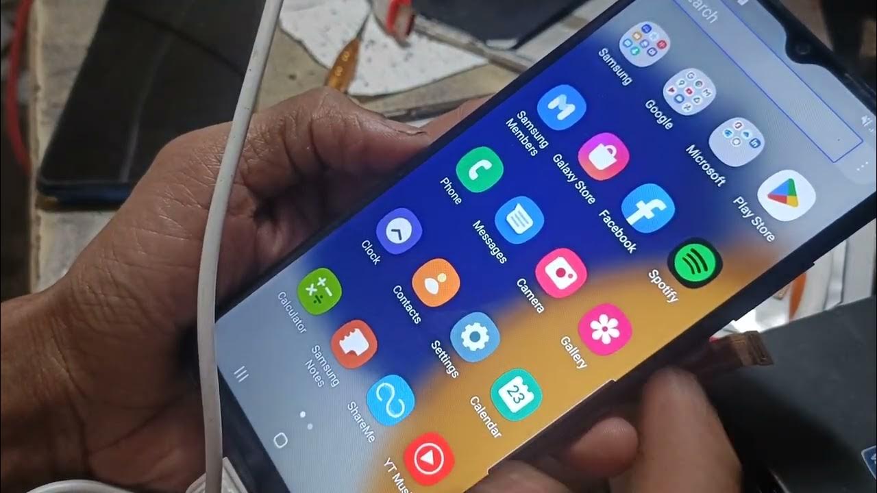 how to fix hang touch Samsung galaxy a03 TalkBack speak 🙊 problem touch not working properly ...