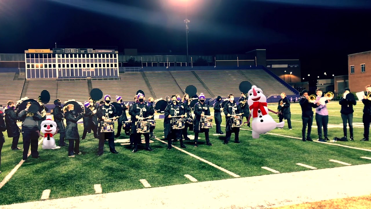 Frosty The Snowman- JMU Drumline & MRDs - YouTube