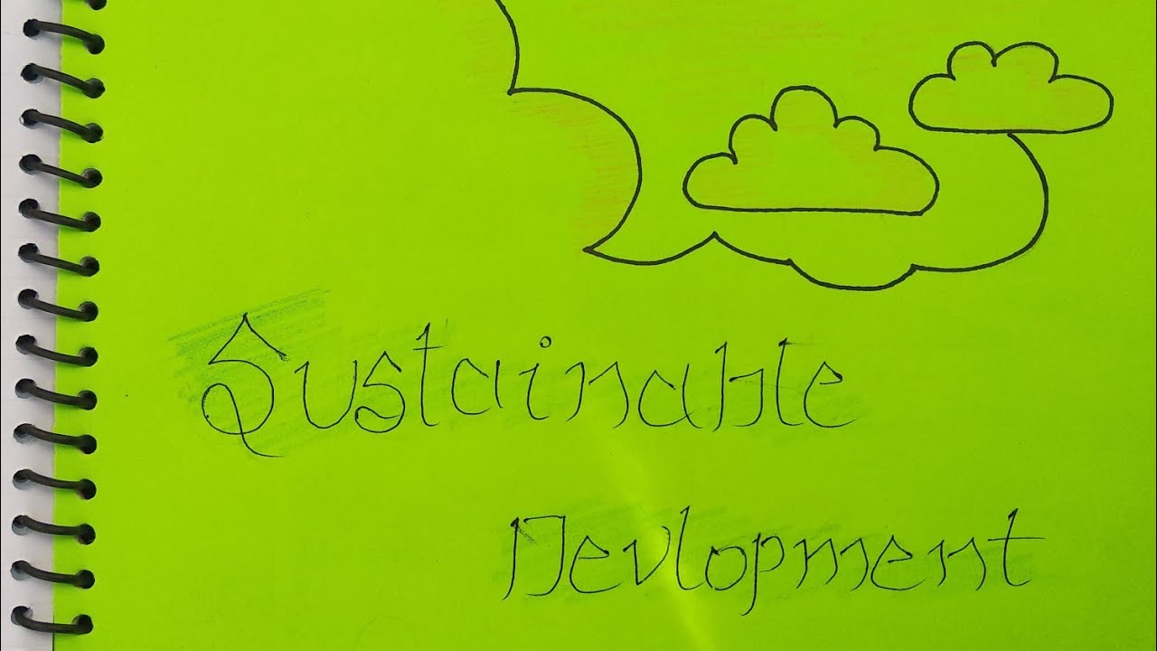 sustainable development project class 12th economics; made by - MUSKAN ...
