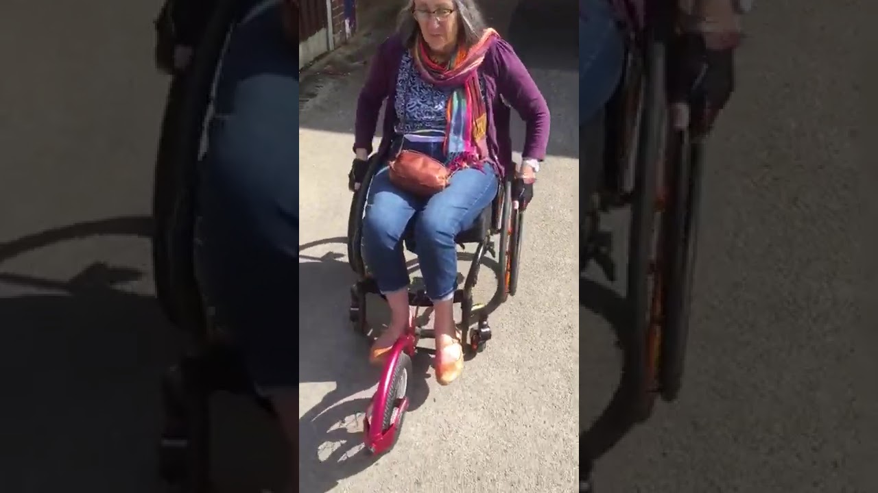 FreeWheel and Quickie Helium - Great Combination! - YouTube