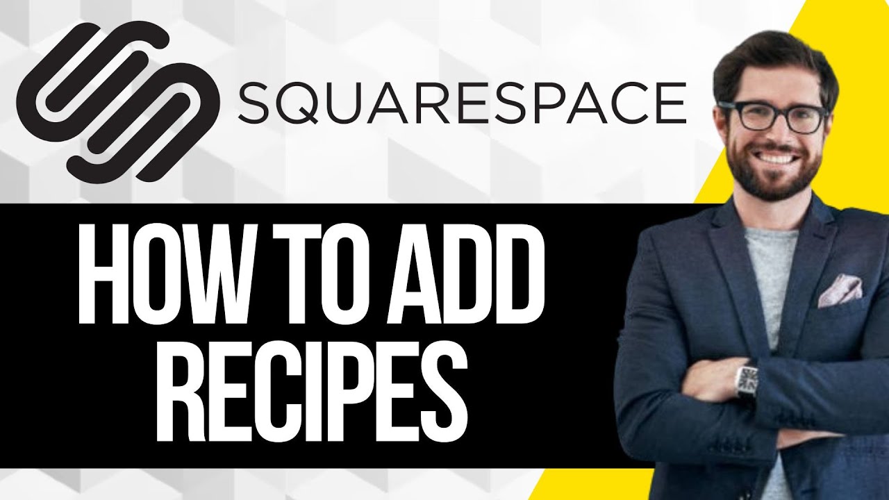 How to Add Recipes to Squarespace Website - YouTube