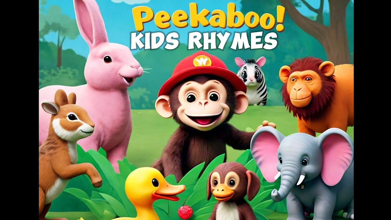 PeekaBoo song - learn animals for kids| nursery rhymes for kids@Peekaboo_Kidz @Cocotune1 ...