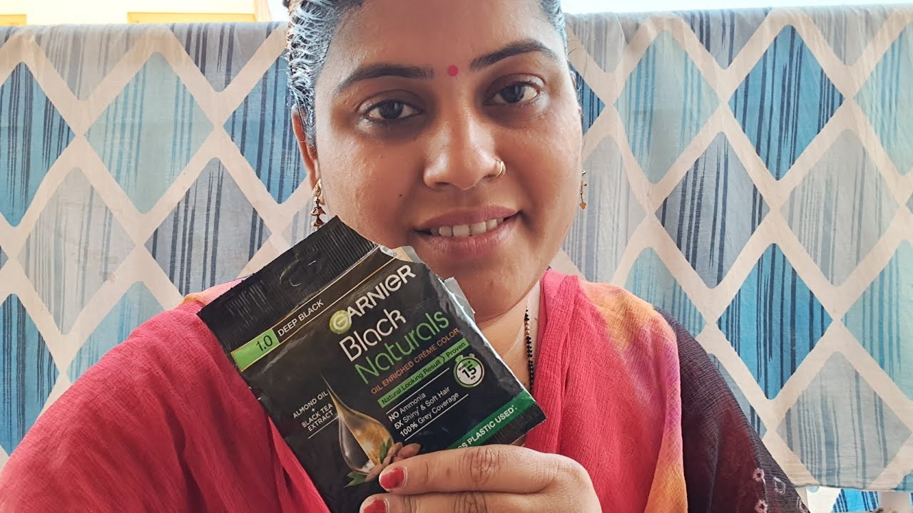 Garnier Black Natural Hair Colour | How to use | Product Review in Hindi - YouTube