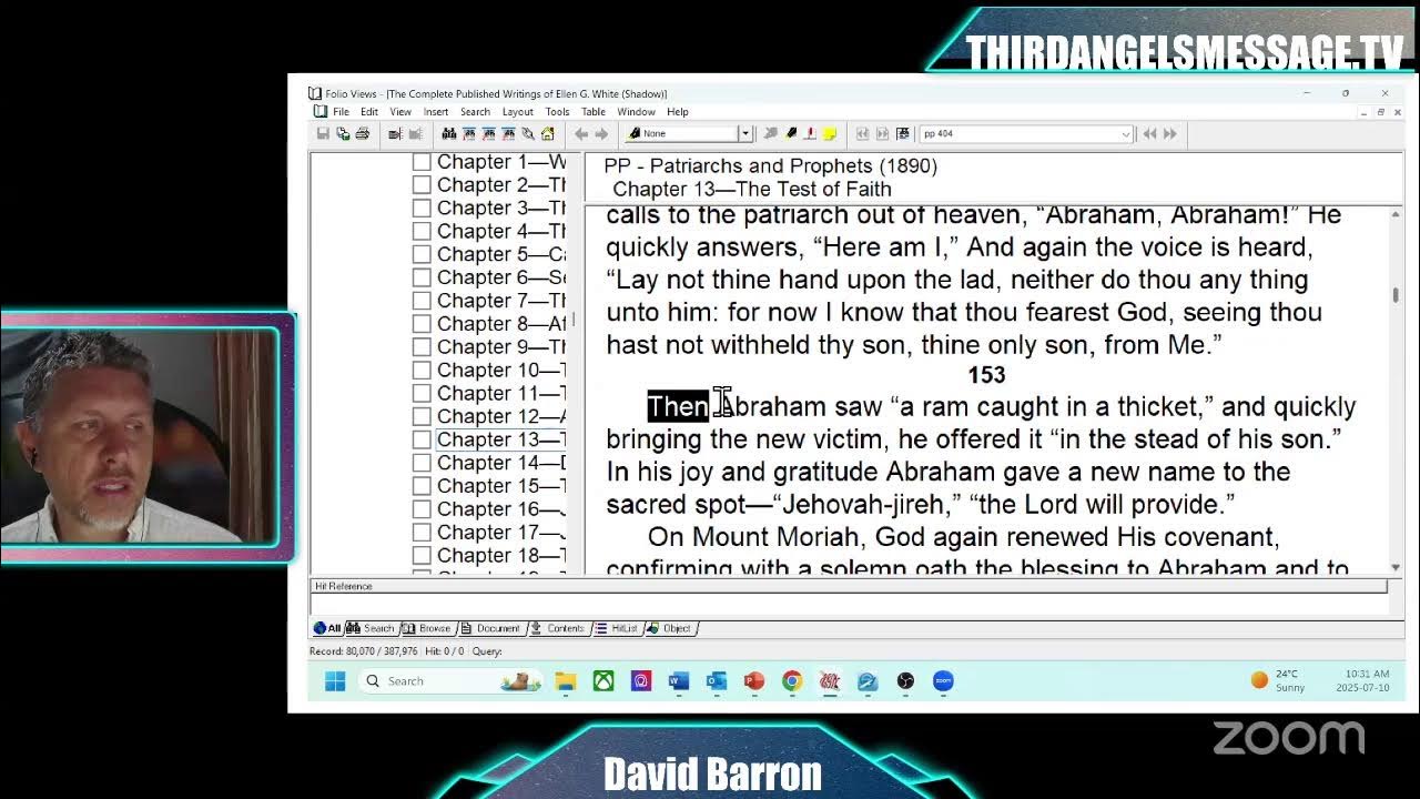 Chapter 13 Part 3- Patriarchs and Prophets - Abraham in Canaan - YouTube