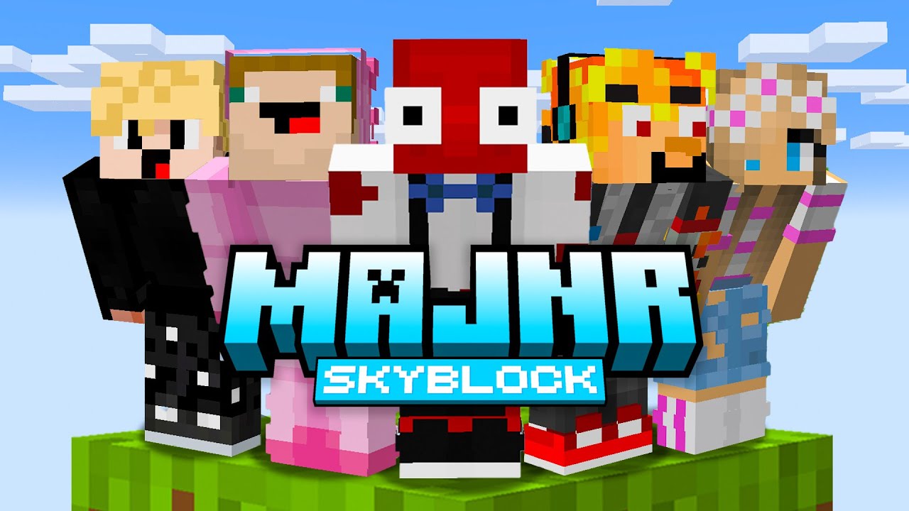 Gejmr mě POZVAL na MAJNR SkyBlock - YouTube