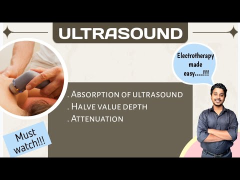 ultrasound part-3 |Absorption of ultrasound | Halve value depth ...