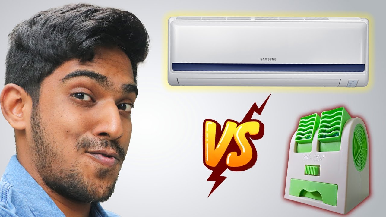 ₹300 MINI AC vs ₹30000 AC! - YouTube