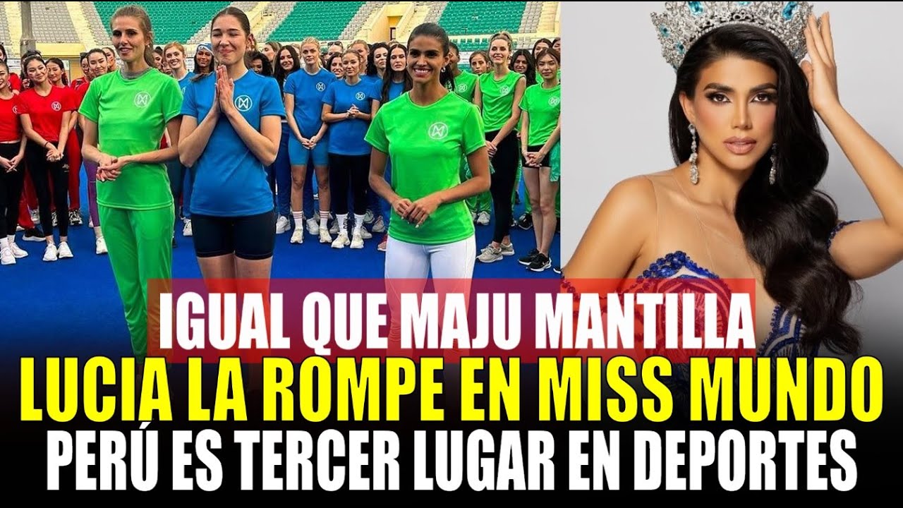 LUCIA ARELLANO Logra tercer lugar en MISS MUNDO 2024 - IGUAL QUE MAJU ...