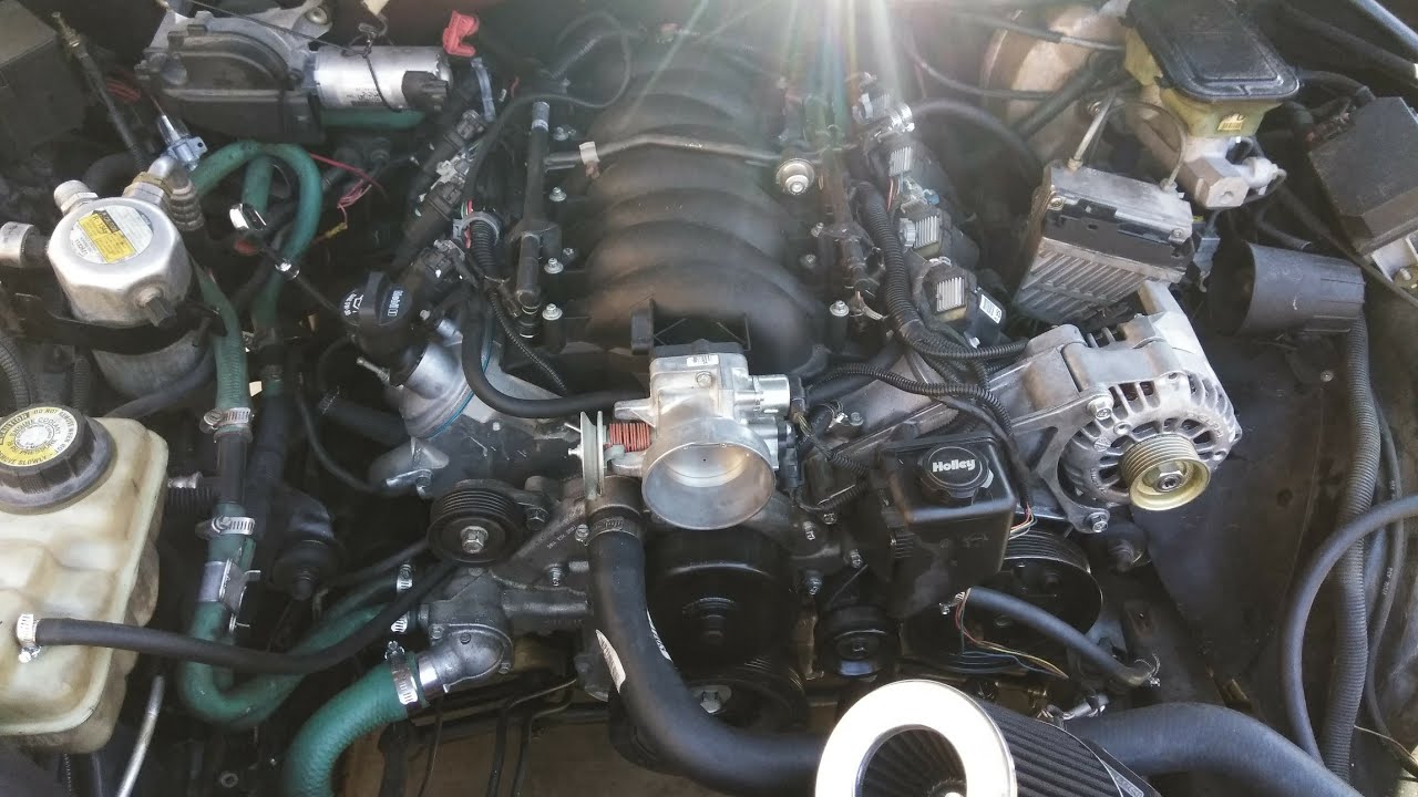 96 impala Lq9 swap - YouTube