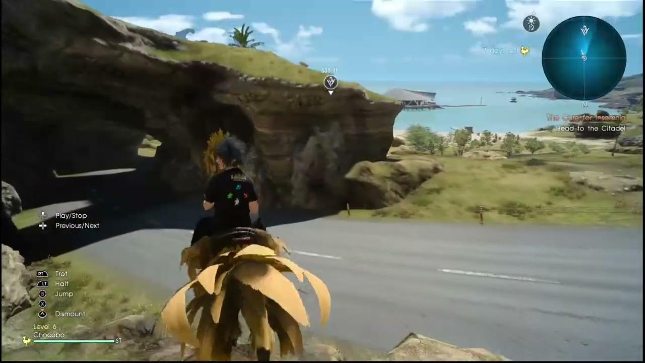 Final Fantasy XV - Disappearing Chocobo FF15 RE ver. 1.30 glitch oob - YouTube