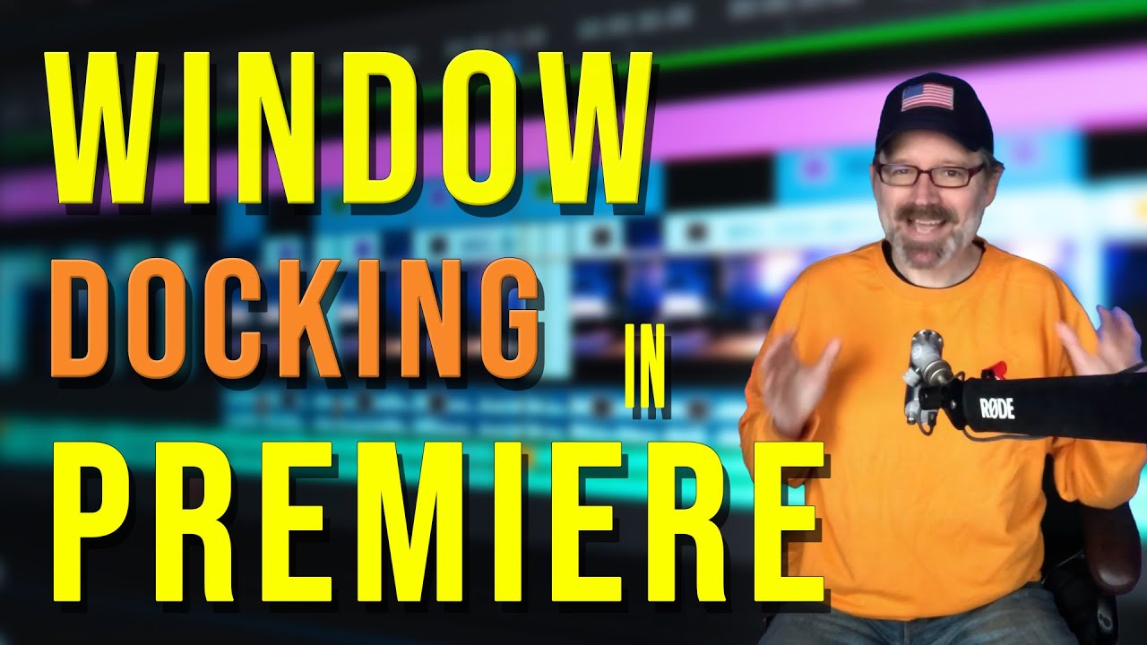 How to dock a window in Premiere Pro - YouTube