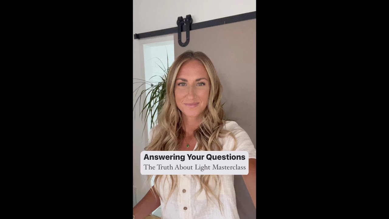 Answering Questions for Light Masterclass - YouTube
