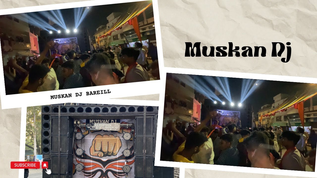 Muskan Dj First time in महर्षि वाल्मीकि शोभायात्रा बरेली🔊😱🔥 - YouTube