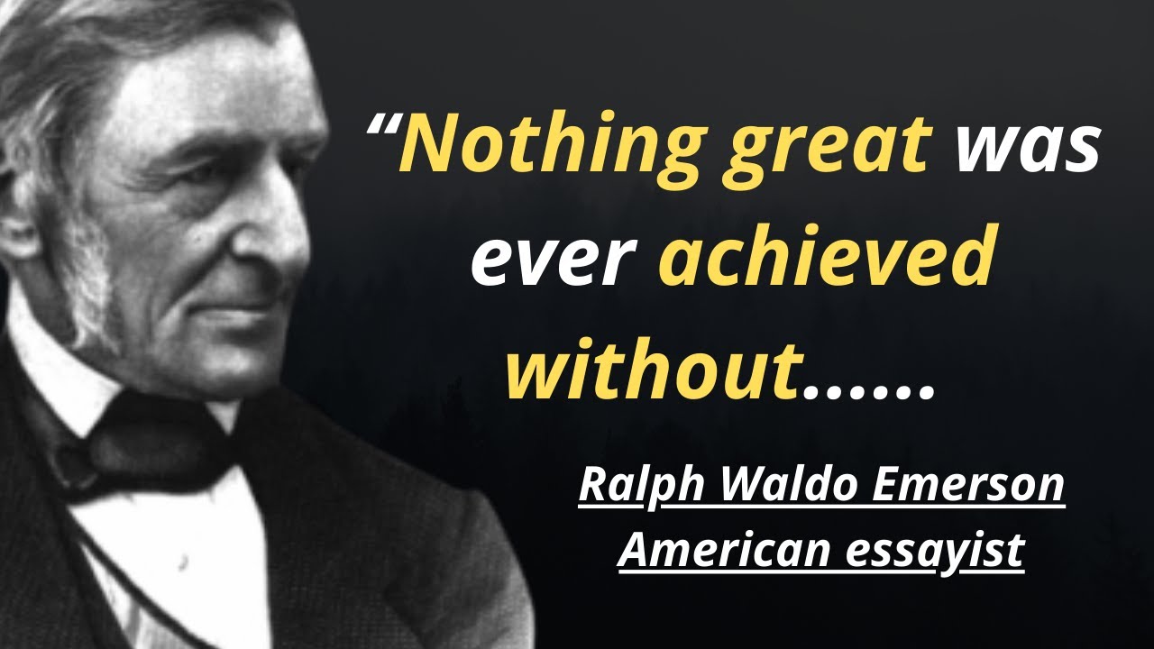 Ralph Waldo Emerson Quotes | Ralph Waldo Emerson | Motivational and ...