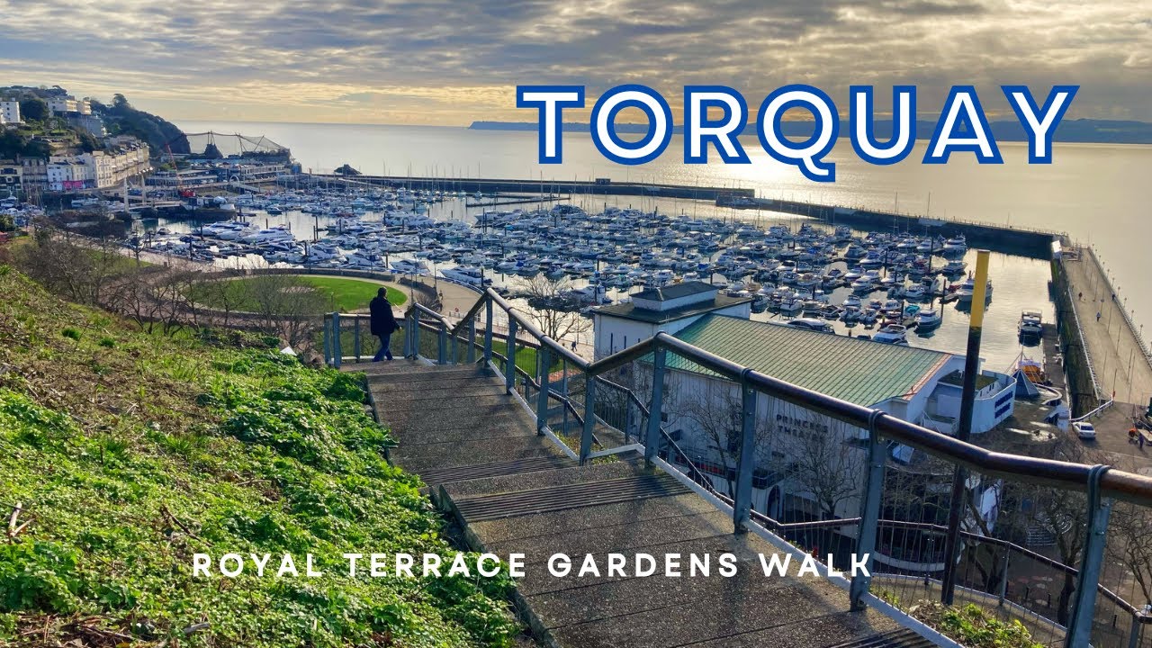 TORQUAY - A walk along the Royal Terrace Gardens - YouTube