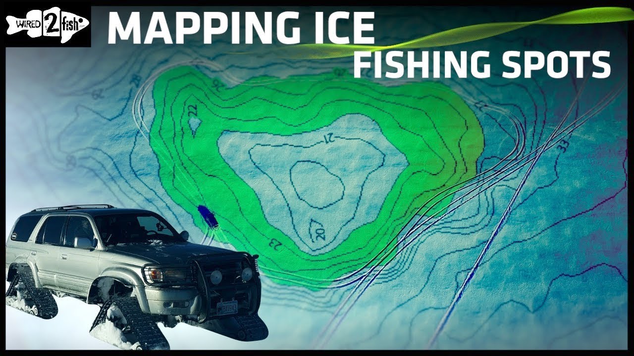 How to Map Ice Fishing Spots Using Fish Finders - YouTube
