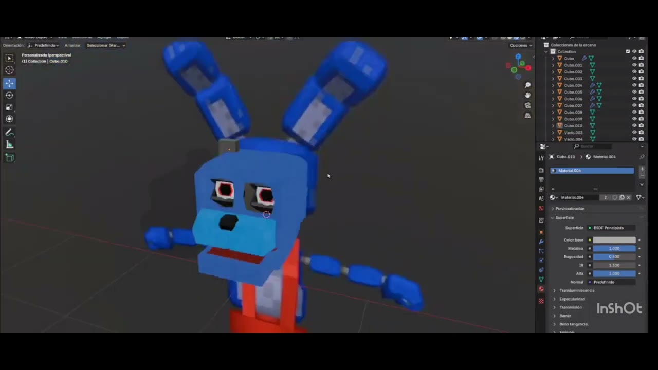 [Blender/FNAF/Speed Modeling]retro bonnie fnaf 1 @BlenderOfficial ...