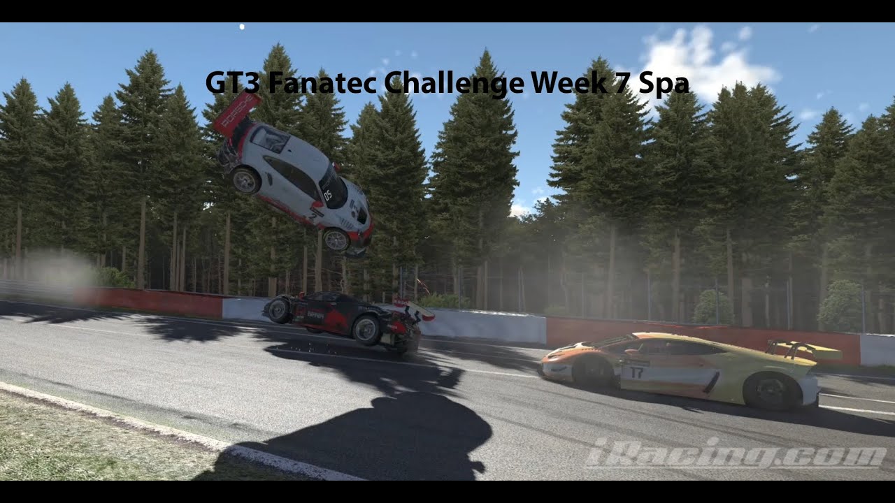 GT3 Fanatec Challenge Week 7 Spa Crash - YouTube