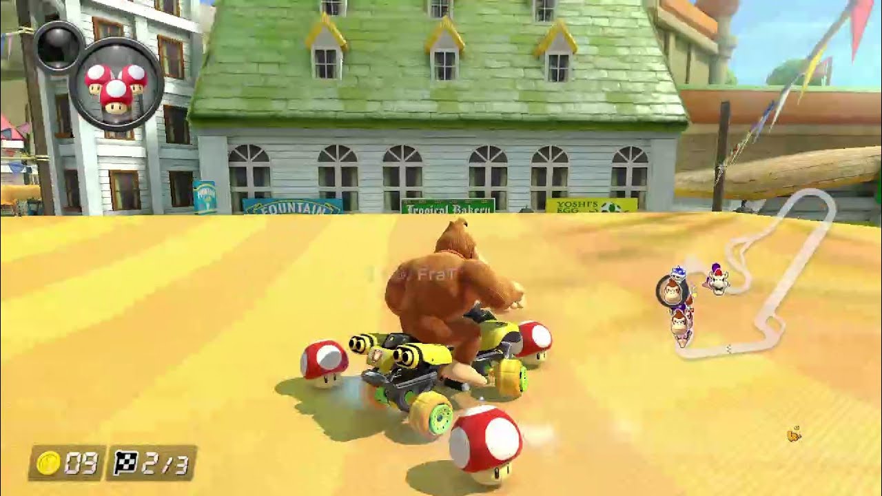Mario Kart physics are something else - YouTube