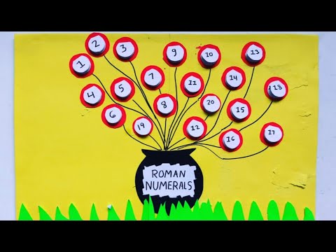 Roman Numerals project|Roman Numerals chart|Roman Number project|Maths ...