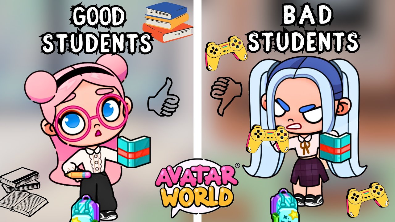 Good Student Vs Bad Student! 😍📚💵 AVATAR WORLD 🌎 PAZU world 🌎 - YouTube