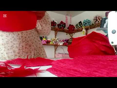 Gafri qog'ozdan gul yasash\Делаем цветок из гафельной бумаги\Paper Rose ...