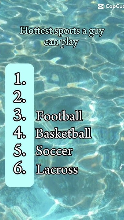 What sport do you play? - YouTube