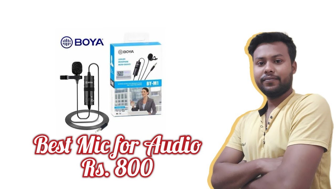 Best Budget mic for YouTuber | use - cheap and Best Audio | Boya M1 mic ...