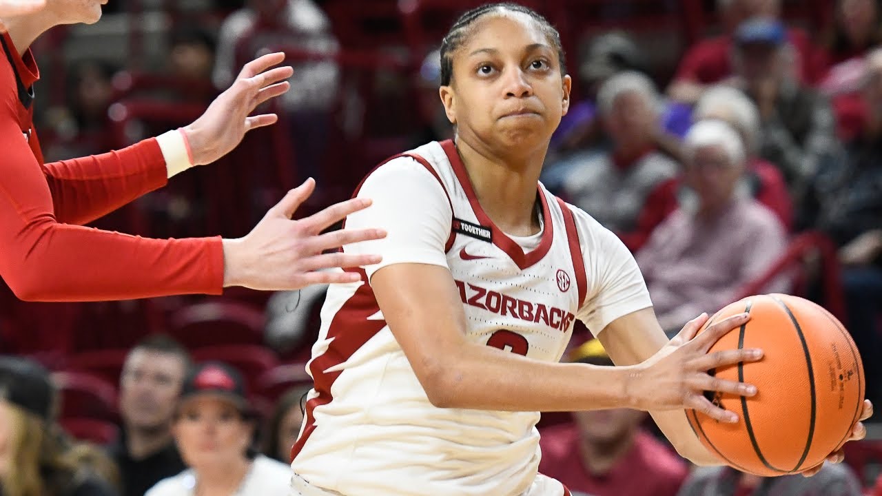 Razorbacks' Tahlia Scott, Maryam Dauda after win over Incarnate Word ...