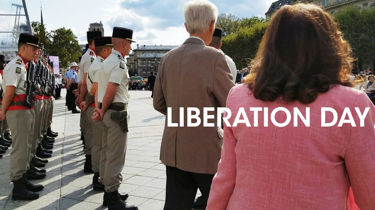 Liberation Day Festivities in Paris - Hotel de Ville - YouTube