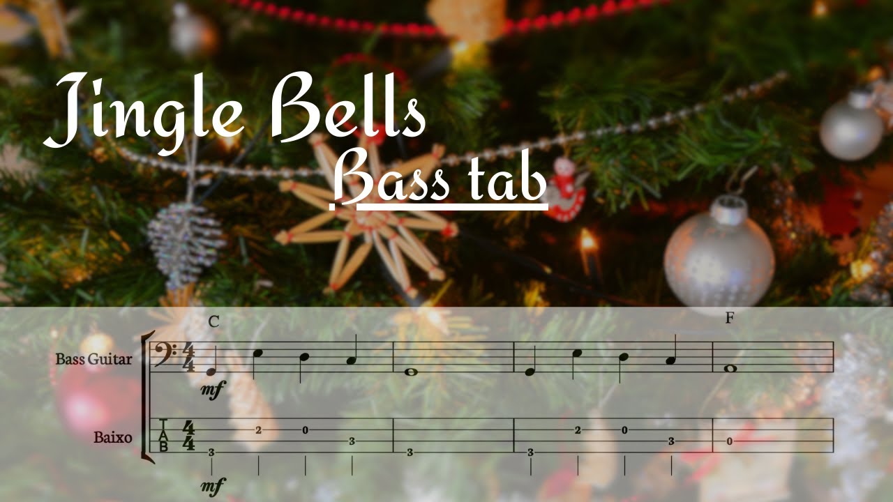 🎁🎄🎁🎄Jingle Bells - Bass with tabs 🎁🎄🎁🎄 - YouTube