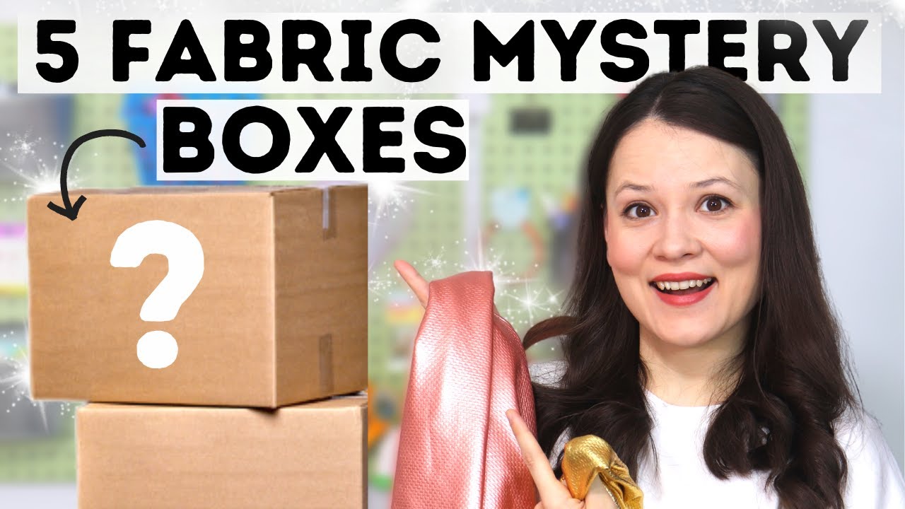 I BOUGHT 5 fabric mystery boxes for CHEAP! - YouTube