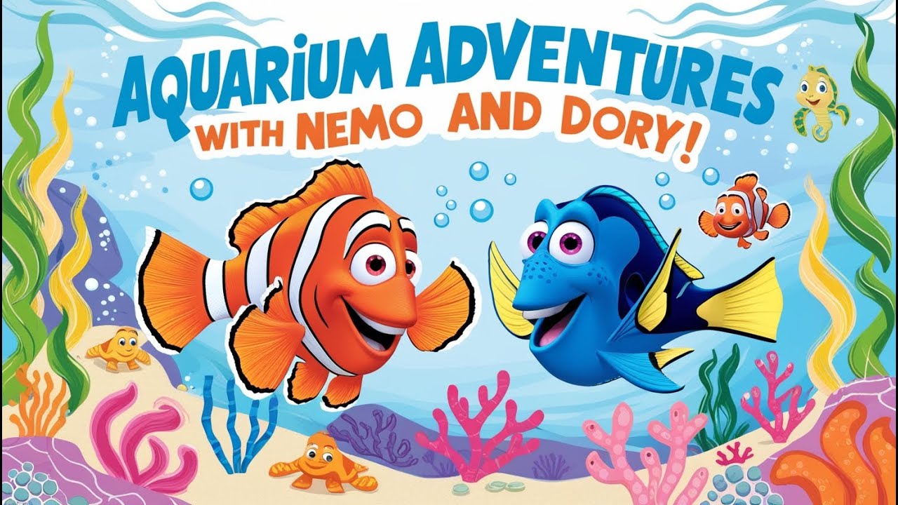 Episode 3 Aquarium Adventures with Nemo and Dory!🐠🐟| Aquarium Adventure ...