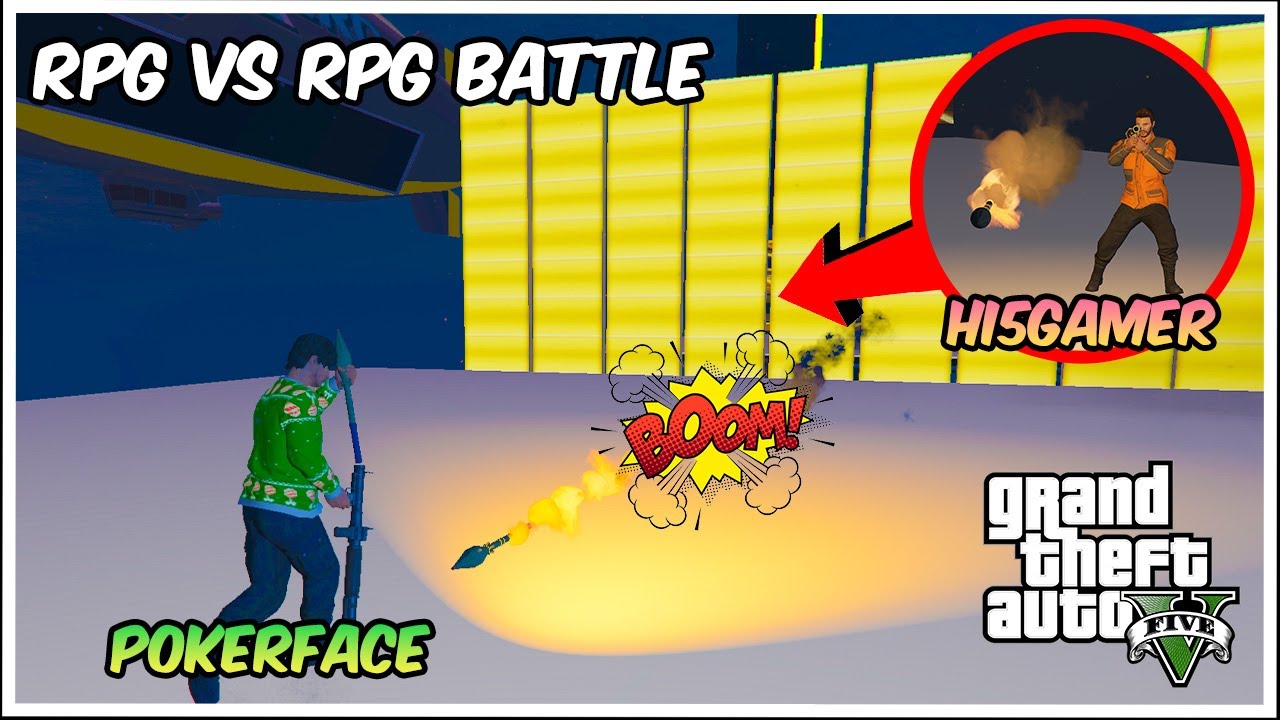 GTA5 Rpg vs Rpg Battle Is So Intense With @Hi5GAMER #gtavonline # ...