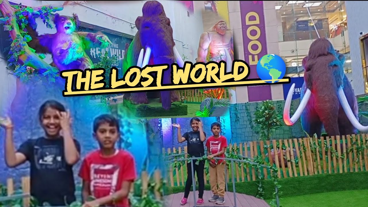 the lost world 🌍#Delhi mall#ancient #amazing ##thelostworld #beautiful #kids entrainment#amazing ...