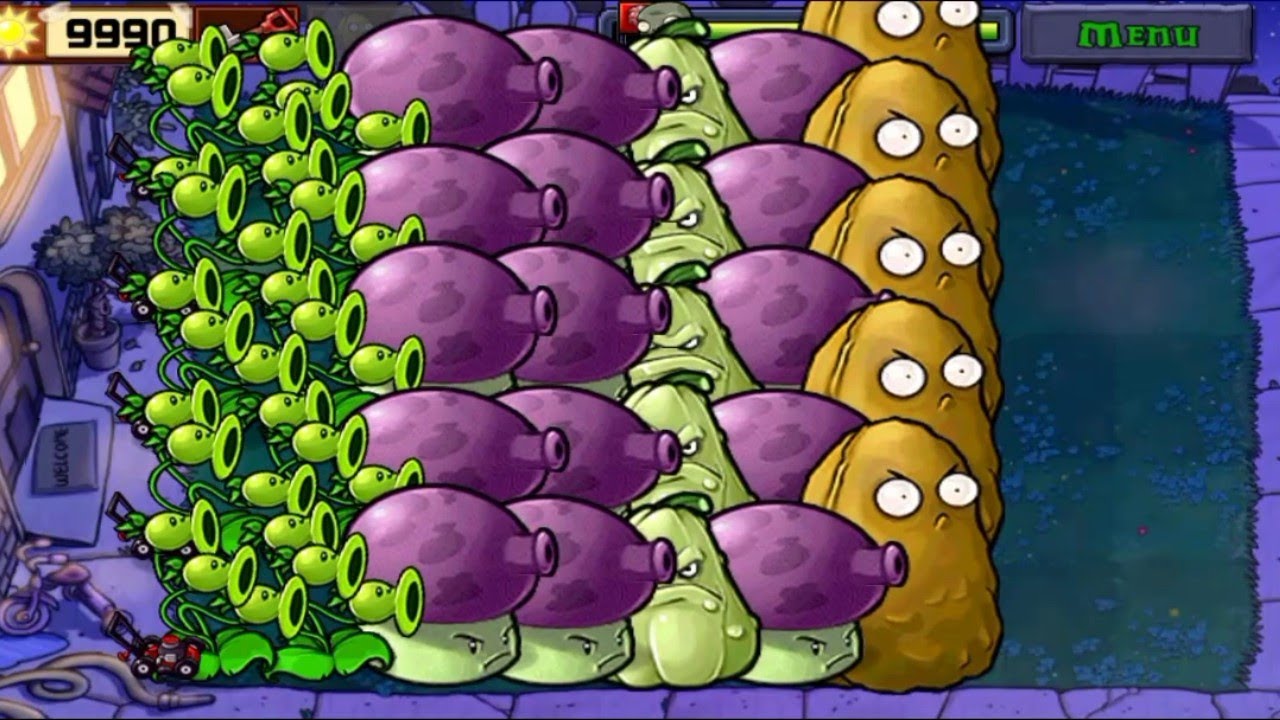 Pvz Hack | Giant Plants vs All Zombies Gameplay - YouTube