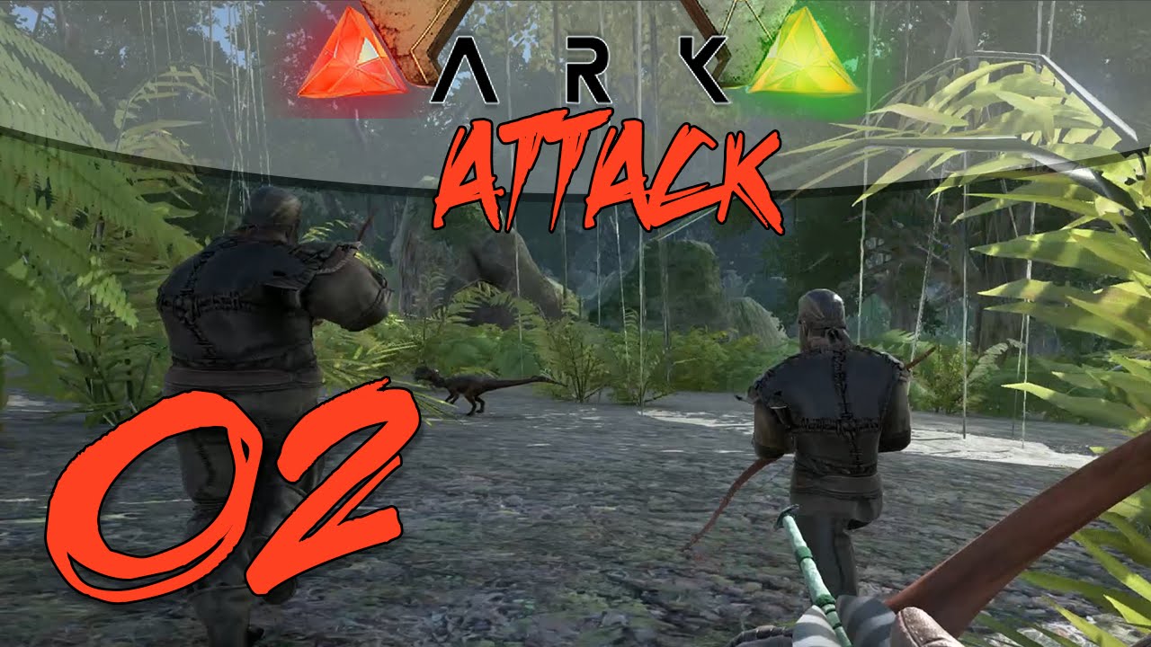 ARK Attack! (ARK Survival Evolved PvP) - Episode 2 - Pressing On - YouTube