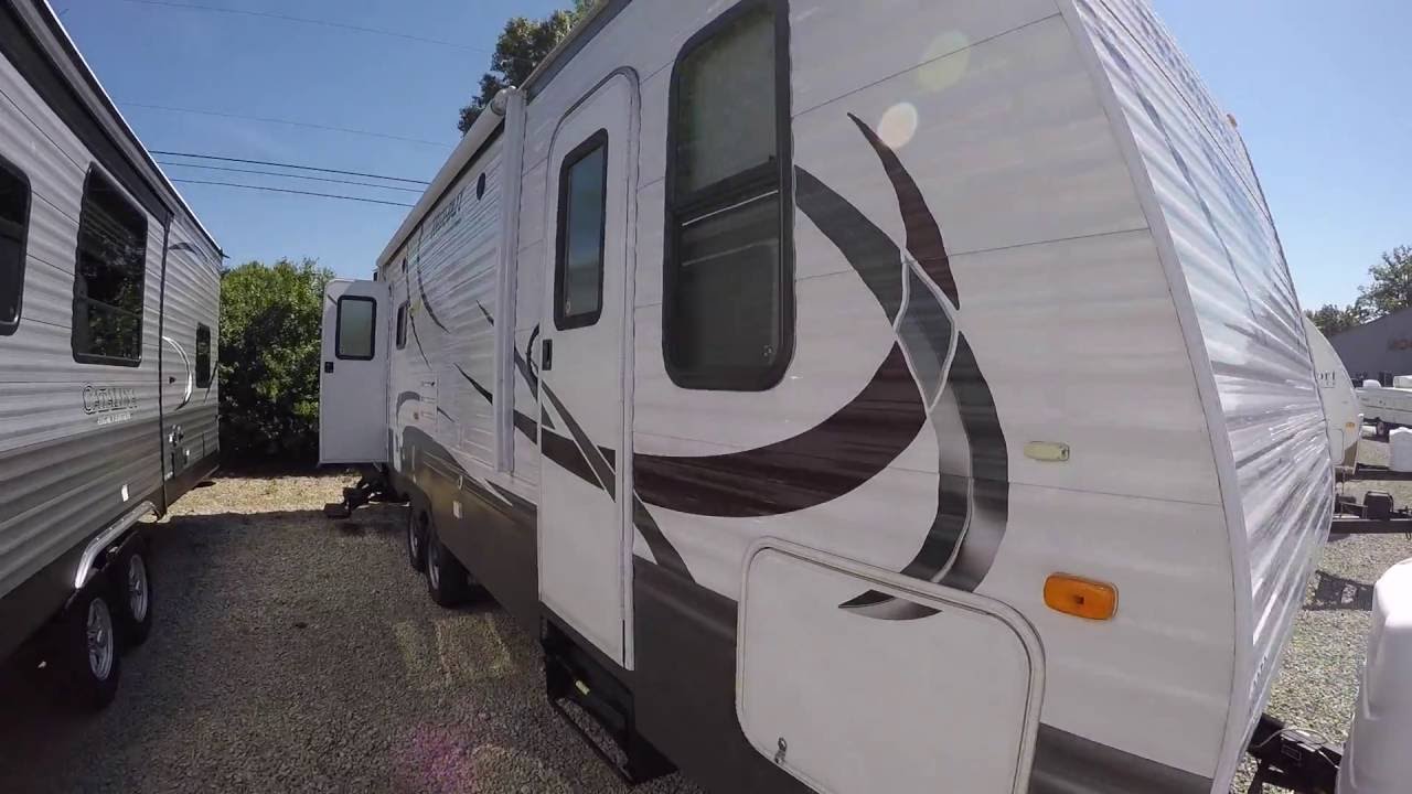 2012 Keystone Hideout 26RLS Pre Owned Travel Trailer Video - YouTube
