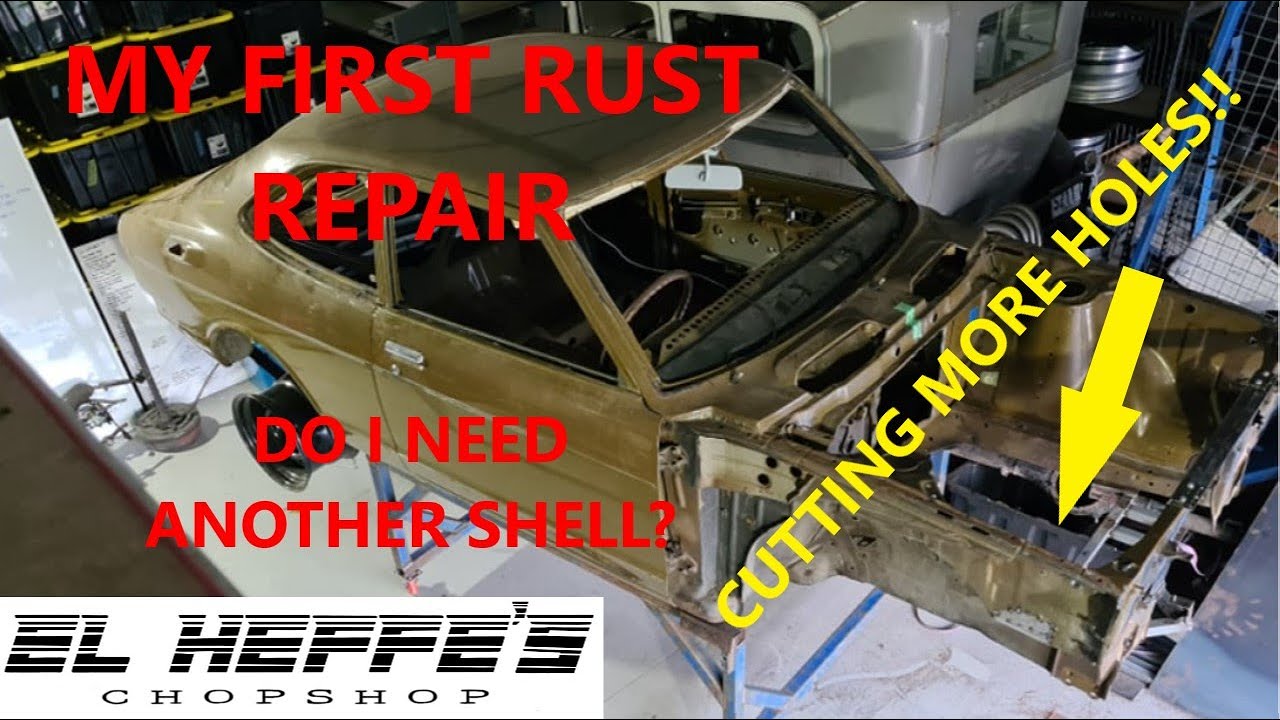 Fixing MORE rust in my Toyota Corolla! ke25 - YouTube