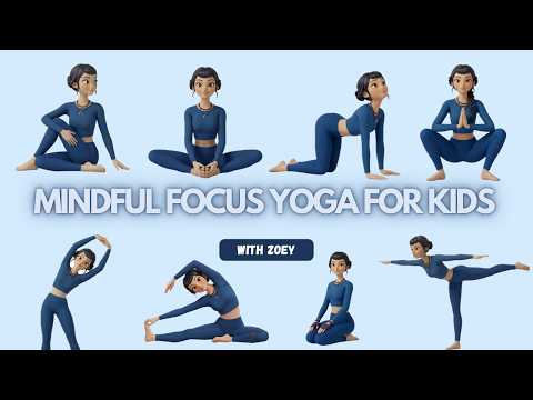Mindful Yoga for Kids 🌸 | Improve Focus & Concentration with Kpop Zoey