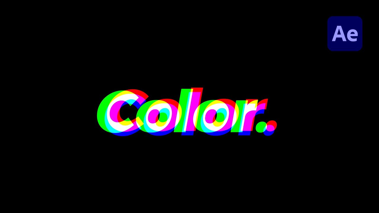 How to make Glitch Text - YouTube