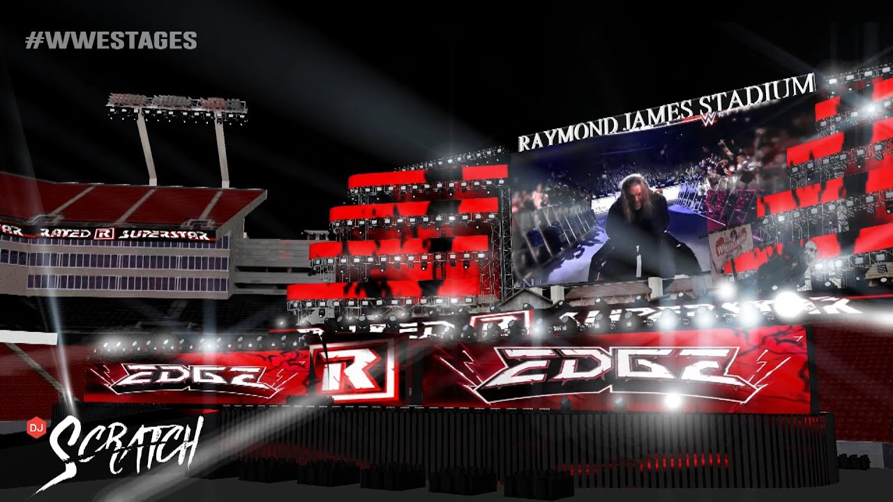 WWE WrestleMania 37 Edge Entrance with Pyro - YouTube