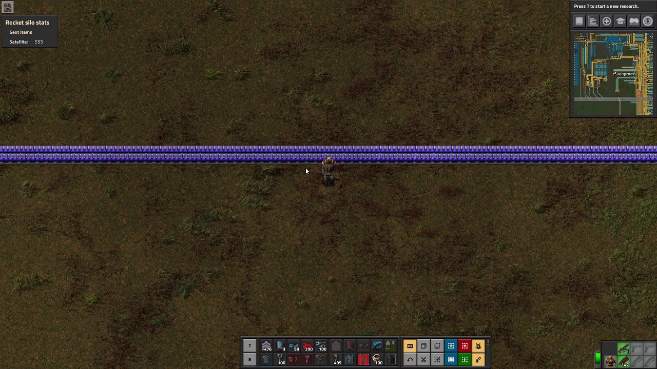 Factorio 2.7k blue circuits /m - YouTube