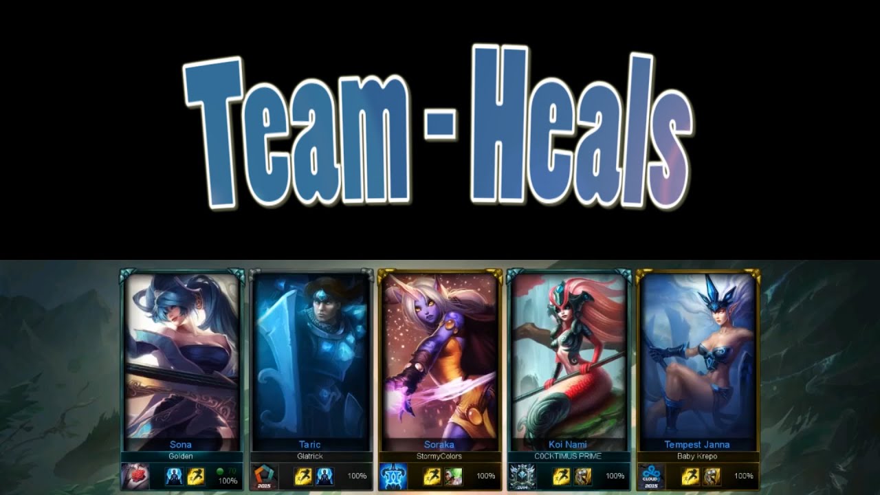 LoL Team Comps - Heals - YouTube