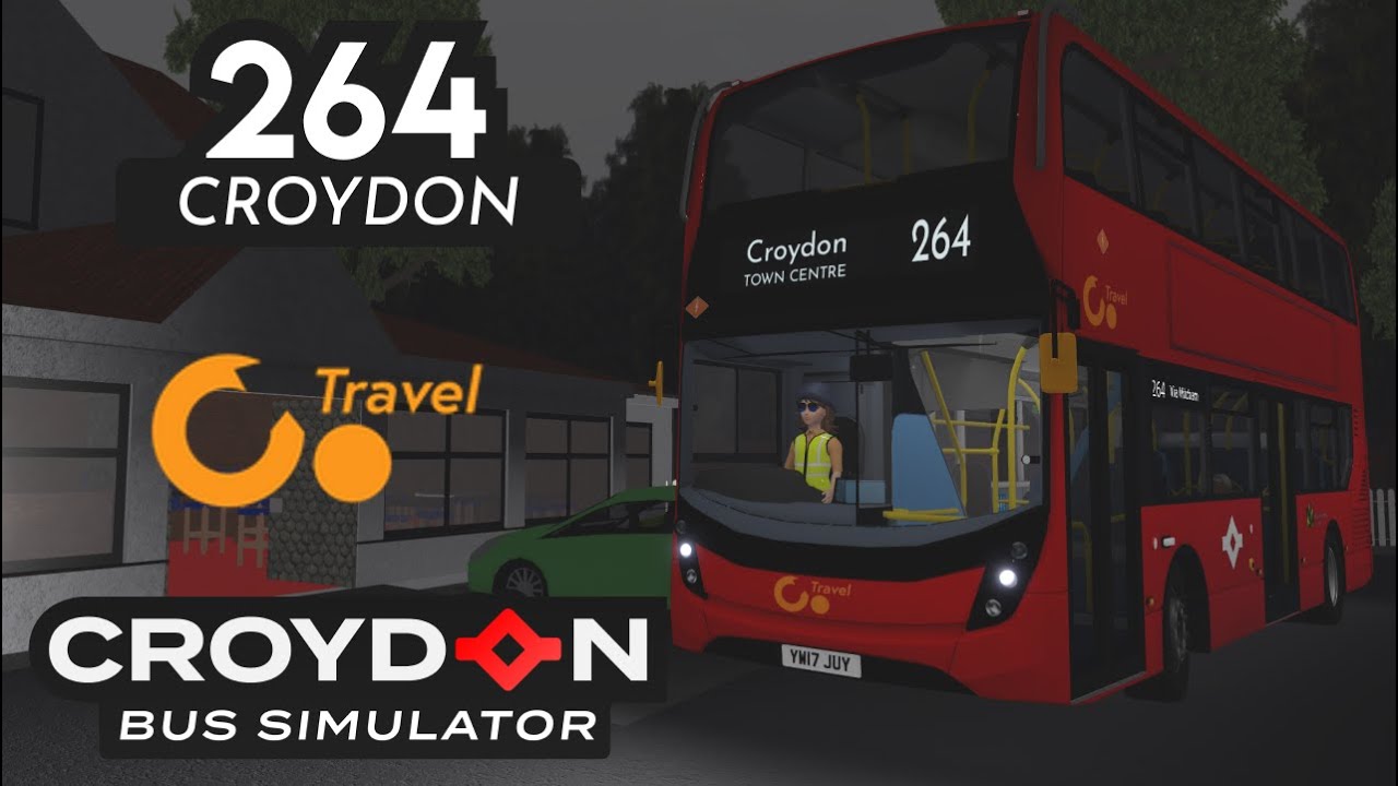 Croydon Bus Simulator | 264 to Croydon | Enviro400 MMC - YouTube