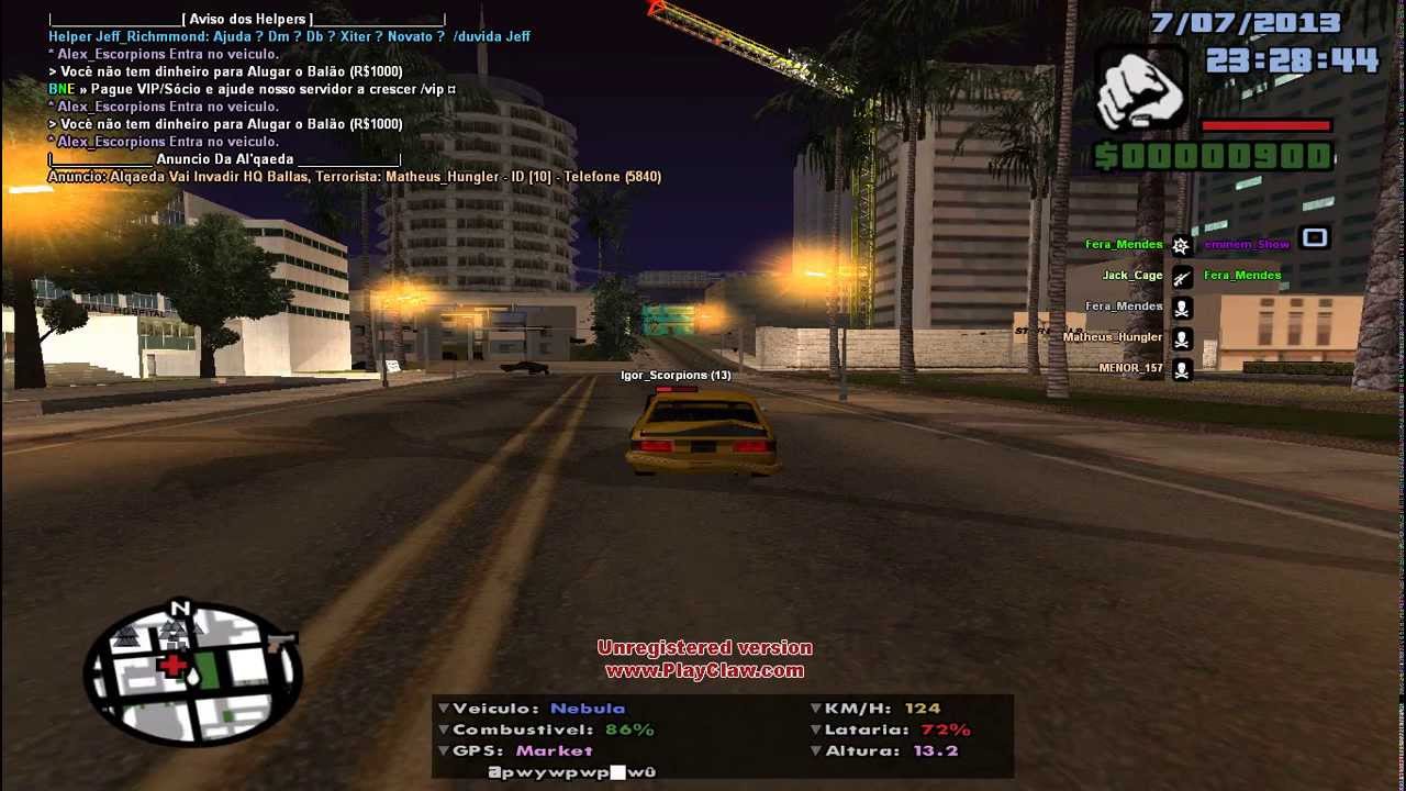 gta sa server #1 - YouTube