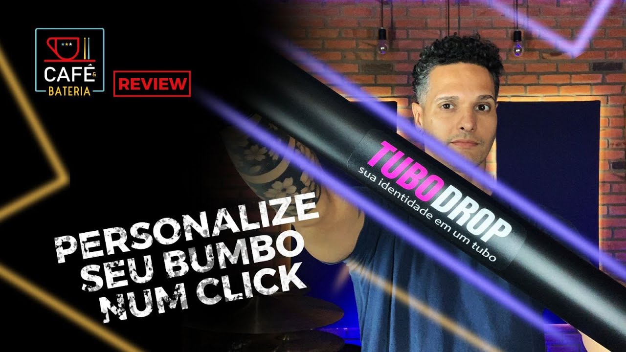 PELE DE BUMBO PERSONALIZADO - TUBO DROP VINIL DRUMS (Review) - YouTube