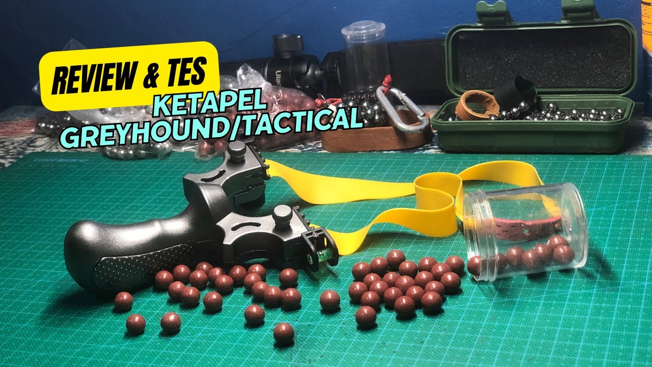 Review dan Tes Ketapel Greyhound/Tactical | Pemula Wajib Punya - YouTube