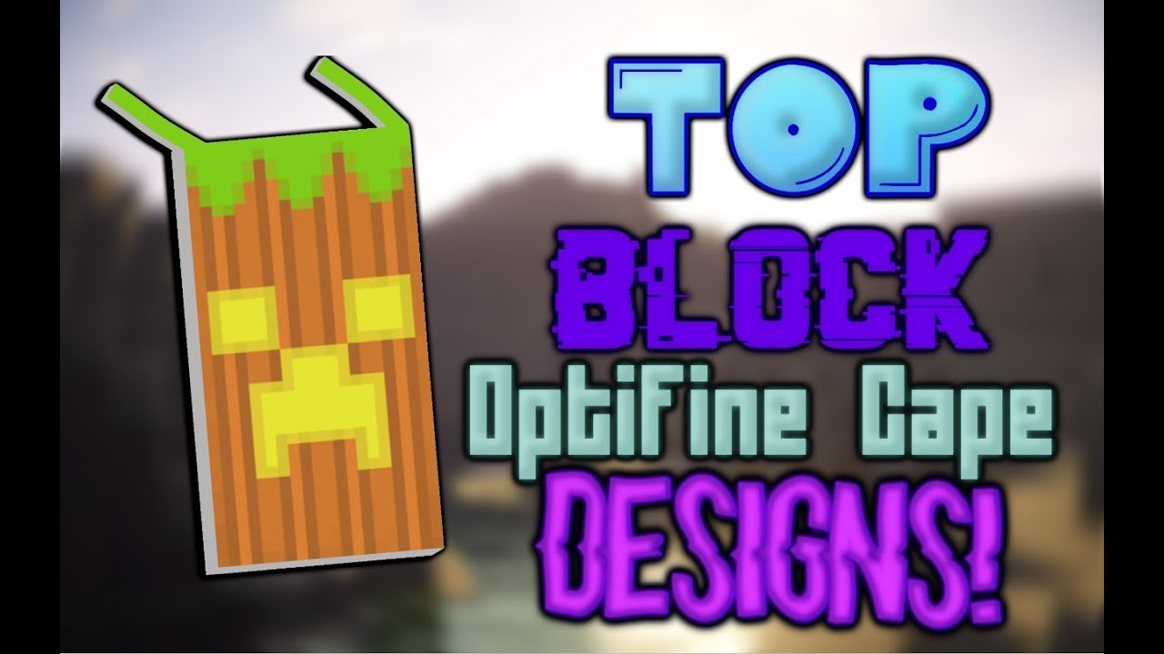 🌑 Top 10 BLOCK OptiFine CAPE Designs - Cape Designs [5] | [Minecraft ...