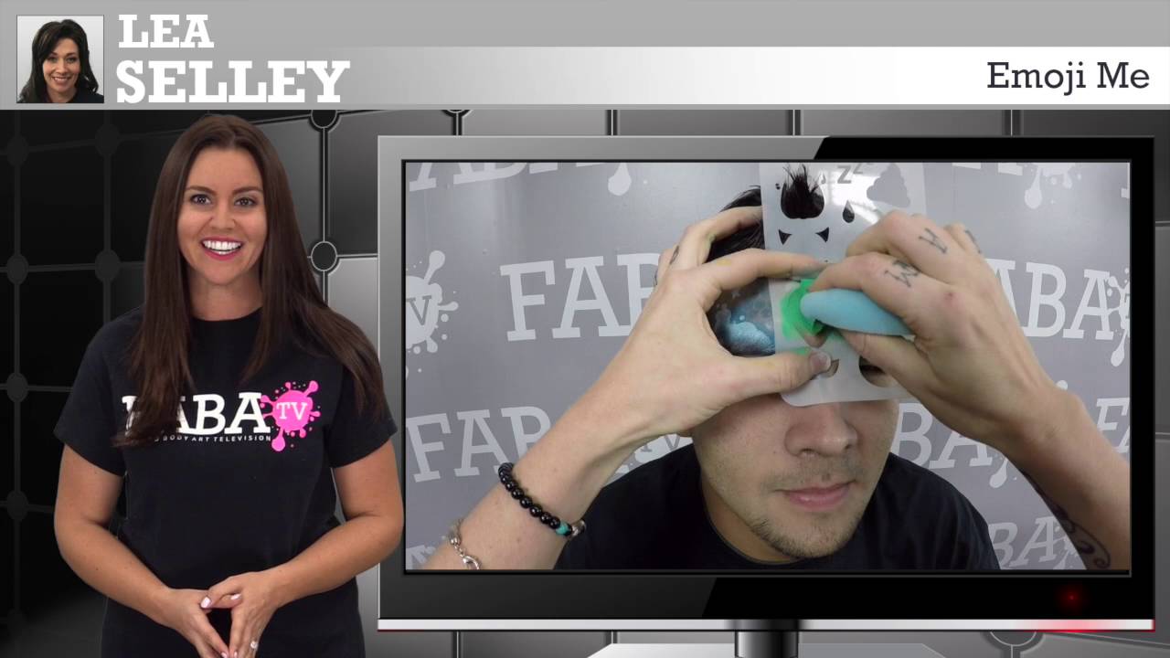 Learn How to Face Paint Lea Selley Emoji Me - YouTube